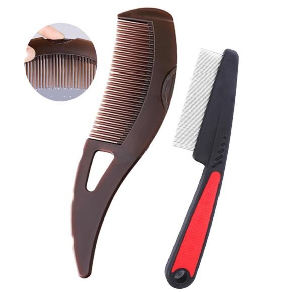Hair | Dandruff Comb Stainless Steel Fine Comb Scalp Psoriasis Dandruff ...